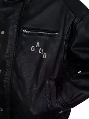 PALY HOLLYWOOD Leather Bomber Jacket