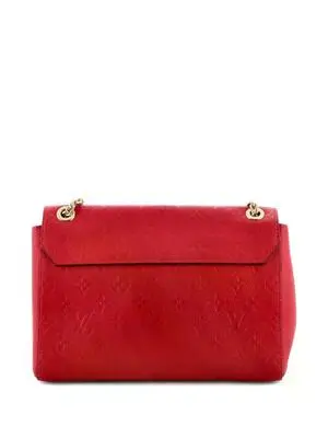 LOUIS VUITTON Vavin Pm Monogram Empreinte Leather Crossbody Bag - Red