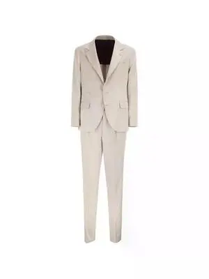 Brunello Cucinelli Two-button Pleated Suit - Neutrals