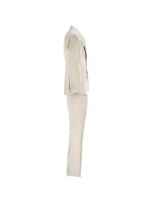 Brunello Cucinelli Two-button Pleated Suit - Neutrals