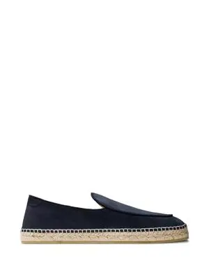 JIMMY CHOO Shenton Velvet Suede Espadrilles - Blue