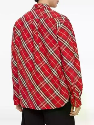Burberry Relaxed Fit Check Cotton Shirt