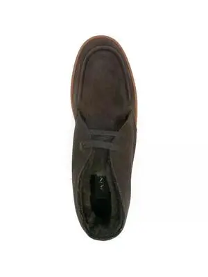 Canali Lace-up Ankle Boots