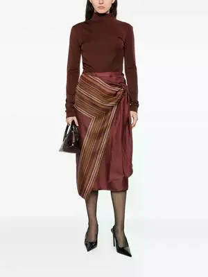 Max Mara Draped Long-sleeve Top