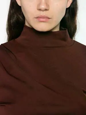 Max Mara Draped Long-sleeve Top