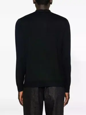 Corneliani Zip Knitted Polo Shirt
