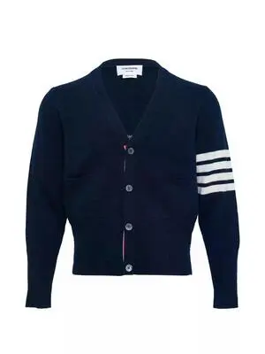 Thom Browne V-neck Cardigan - Blue