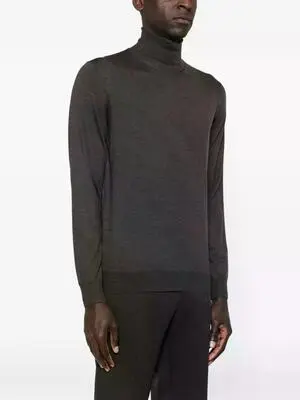 Corneliani Roll-neck Sweater - Brown