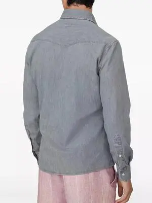 Brunello Cucinelli Western Denim Shirt