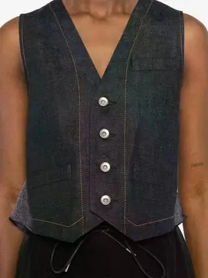 Sacai Button-front Waistcoat