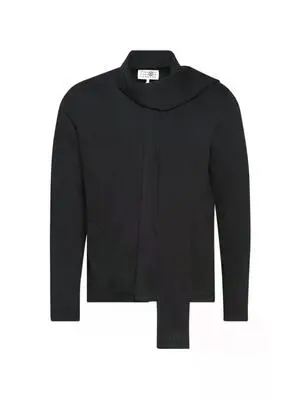 MAISON MARGIELA Long-sleeved Scarf Sweater
