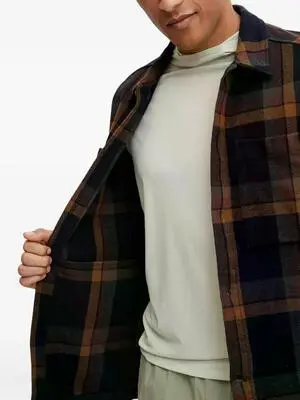 Fjallraven Check-pattern Two-pocket Shirt Jacket