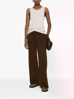 ENTIRE STUDIOS Ribbed-trims Tank Top - Neutrals
