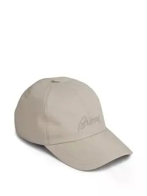 Brioni Logo Embroidered Baseball Cap