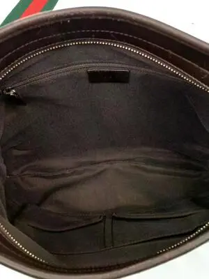 Gucci Gg Canvas Web Crossbody Bag