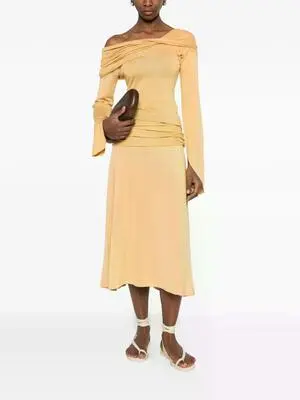AYA MUSE Ribbed Rylin Skirt - Neutrals