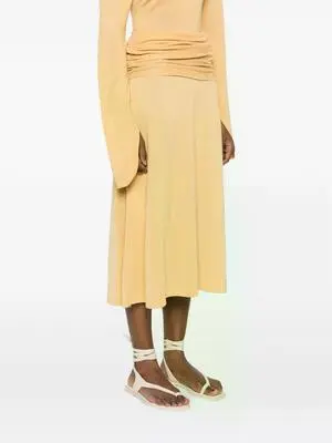 AYA MUSE Ribbed Rylin Skirt - Neutrals