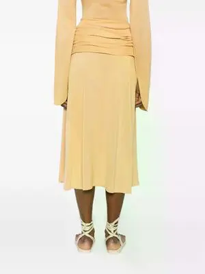 AYA MUSE Ribbed Rylin Skirt - Neutrals