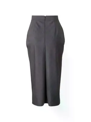 Givenchy Draped Midi Skirt - Grey