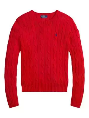 Polo Ralph Lauren Cotton Cable Knit Crewneck Sweater