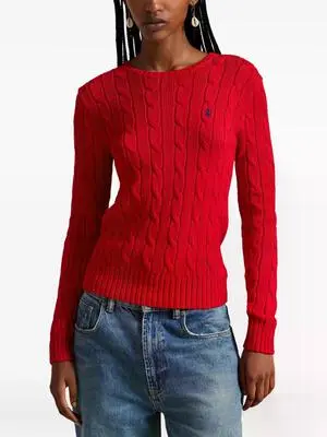 Polo Ralph Lauren Cotton Cable Knit Crewneck Sweater