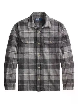 Polo Ralph Lauren Plaid Buttoned Wool Work Shirt