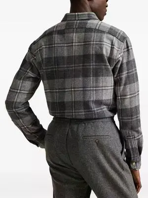 Polo Ralph Lauren Plaid Buttoned Wool Work Shirt