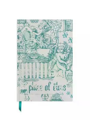 PLACE OF ËLMS Textured-crest Hardcover Notebook - Green