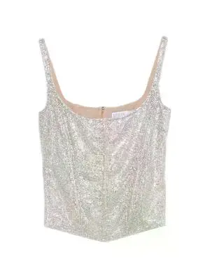 Giuseppe Di Morabito Embellished Top - Silver
