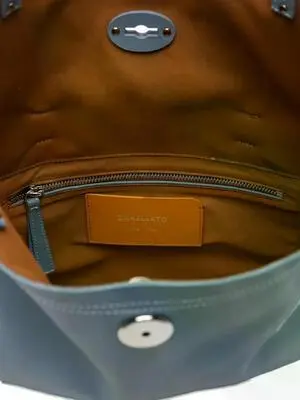 ZANELLATO Medium Saeta Stud Leather Tote Bag
