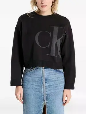 Calvin Klein Logo Sweatshirts Hoodies For Women