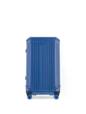 PIQUADRO Hardside Striped Trunk Suitcase - Blue