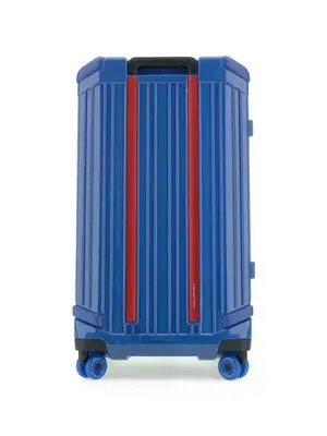 PIQUADRO Hardside Striped Trunk Suitcase