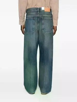 SUNFLOWER Faded Effect Loose Jeans
