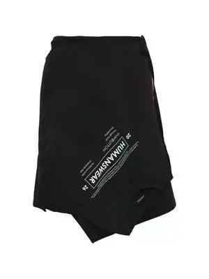 PUSHBUTTON Tie-waist Mini Skirt