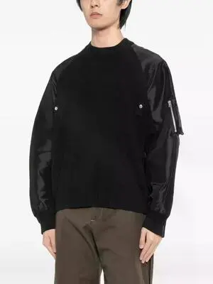 Sacai Sponge Sweatshirt - Black