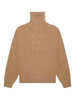 Place Of Ëlms Diamond-pattern Knit Sweater
