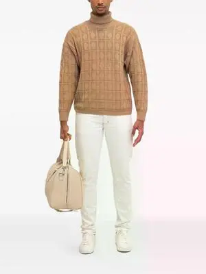Place Of Ëlms Diamond-pattern Knit Sweater