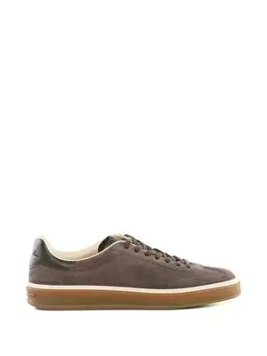 Loro Piana Walk Suede Lace-up Sneakers