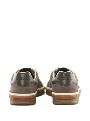 Loro Piana Walk Suede Lace-up Sneakers