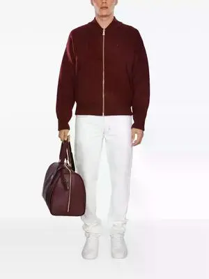 Place Of Ëlms Embroidered Zip Cardigan