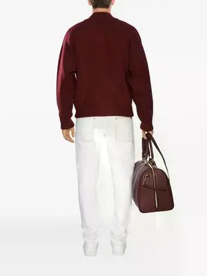 Place Of Ëlms Embroidered Zip Cardigan