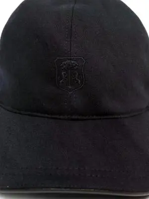 Corneliani Logo Appliqué Cap