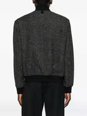 Canali Herringbone Pattern Pocket Jacket