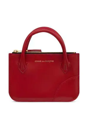 Comme Des Garçons Top Handle Zip Wallet - Red