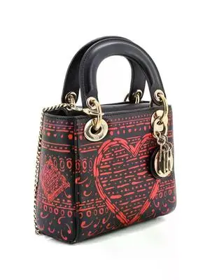 Dior Lady Printed Leather Mini Tote Bag