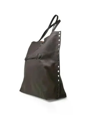 ZANELLATO Medium A'spasso® Studded Shoulder Bag - Brown
