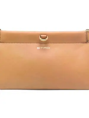 Etro Mini Clutch With Detachable Chain - Neutrals