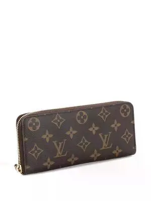 LOUIS VUITTON Clemence Wallet Monogram Canvas Small Wallets - Brown