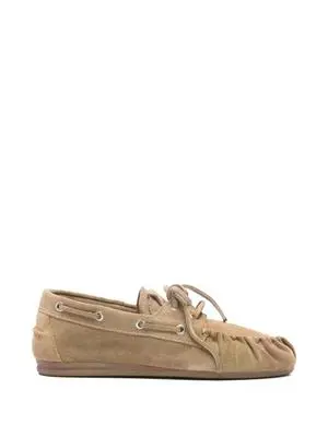 ALOHAS Rowan Suede Loafers - Neutrals